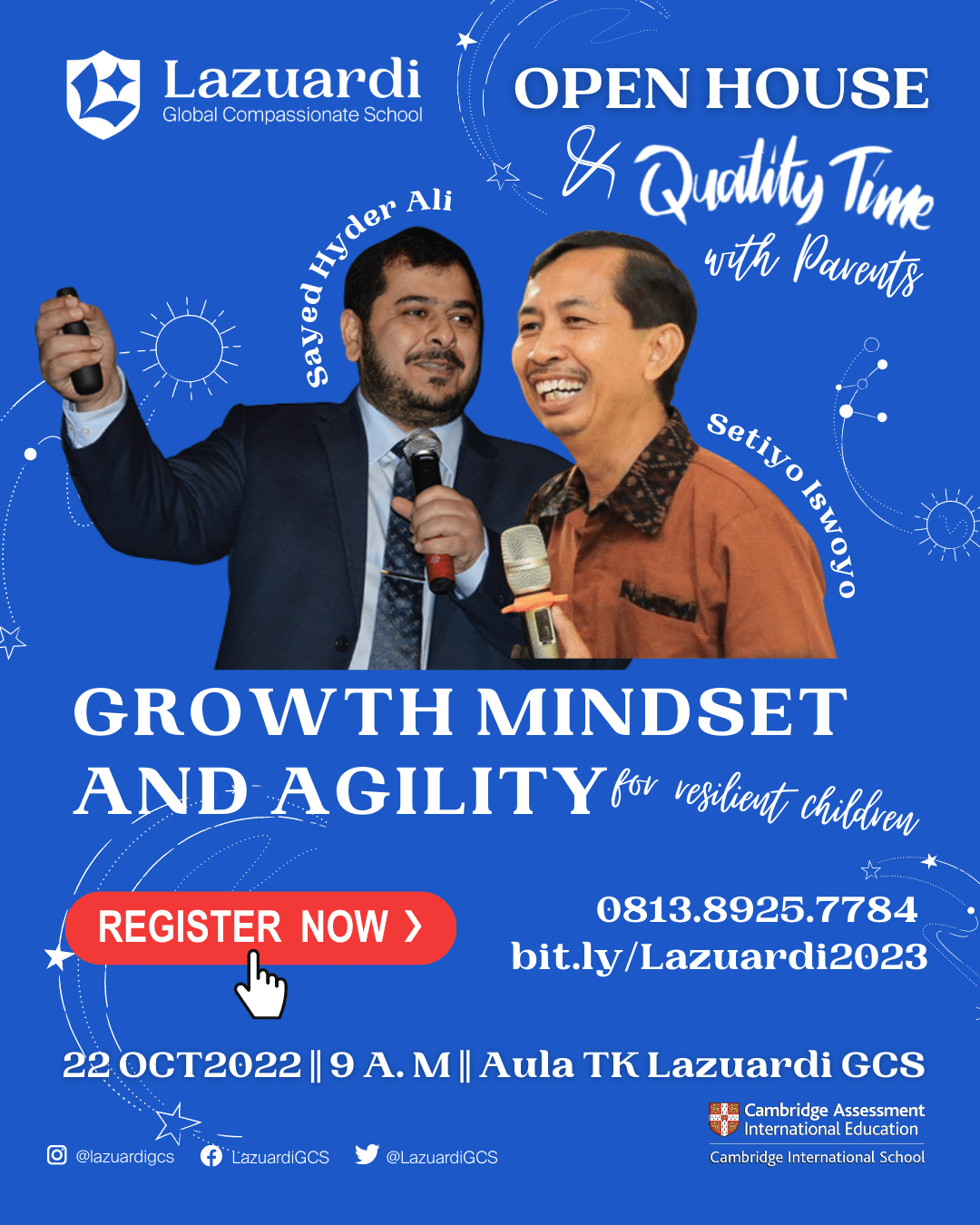 OPEN HOUSE 2022 : Lazuardi Global Compassionate School - Lazuardi - Cinere