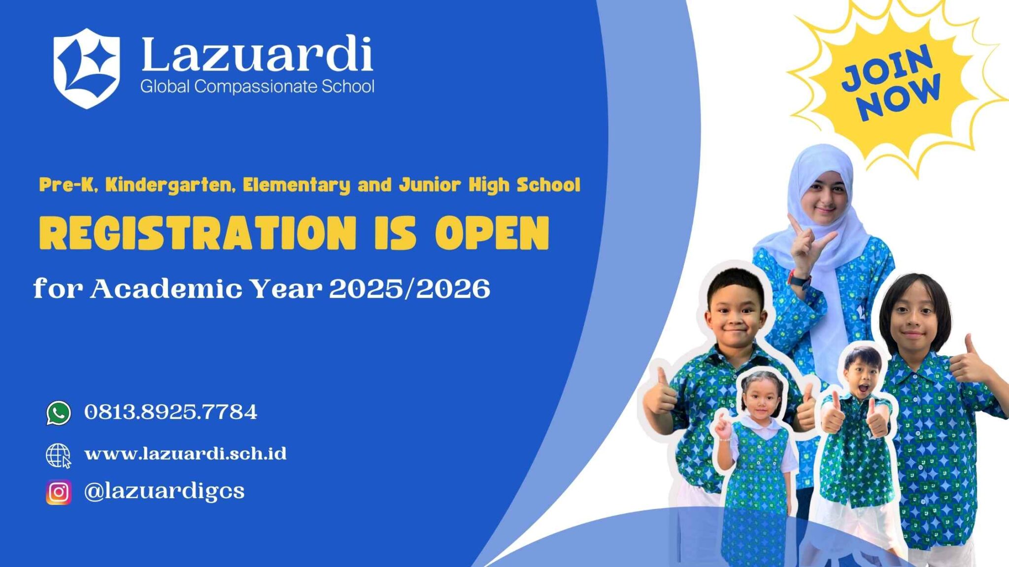 Lazuardi - Cinere | GCS | Educate Your Child for a Time Not Yours!